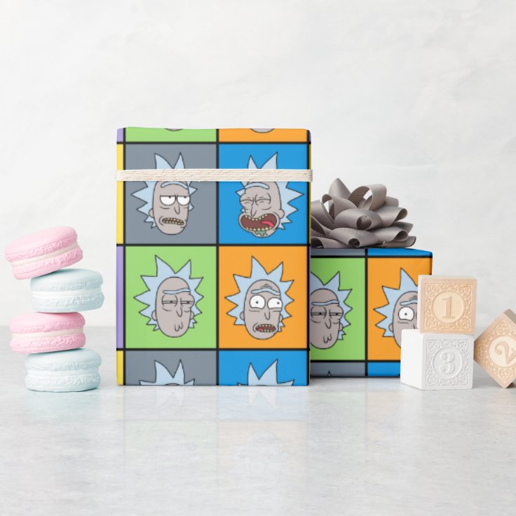 RICK AND MORTY™ | Rick's Moods Wrapping Paper | Zazzle