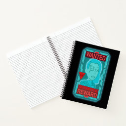 RICK AND MORTY™ | Space Beth Wanted Poster Notebook | Zazzle
