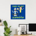 RICK AND MORTY™ | Time To Get Schwifty Poster | Zazzle