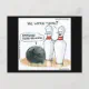 Rick London Cartoons Funny Bowling Comic Postcard | Zazzle