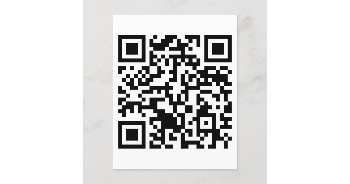 Rick Roll QR Code Rickrolled Flyer | Zazzle