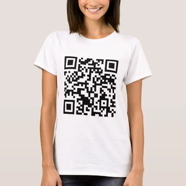 Rick Roll QR code Rickrolled T-Shirt | Zazzle