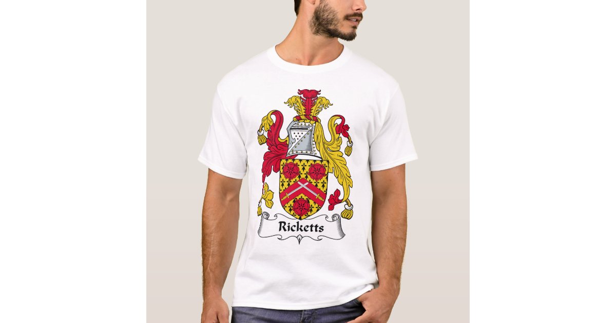 Ricketts Family Crest T-Shirt | Zazzle
