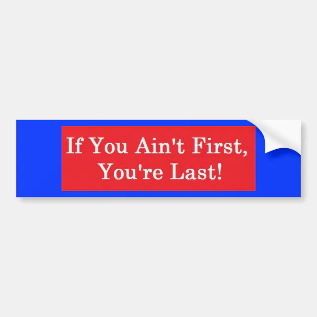 Ricky Bobby Bumper Sticker | Zazzle
