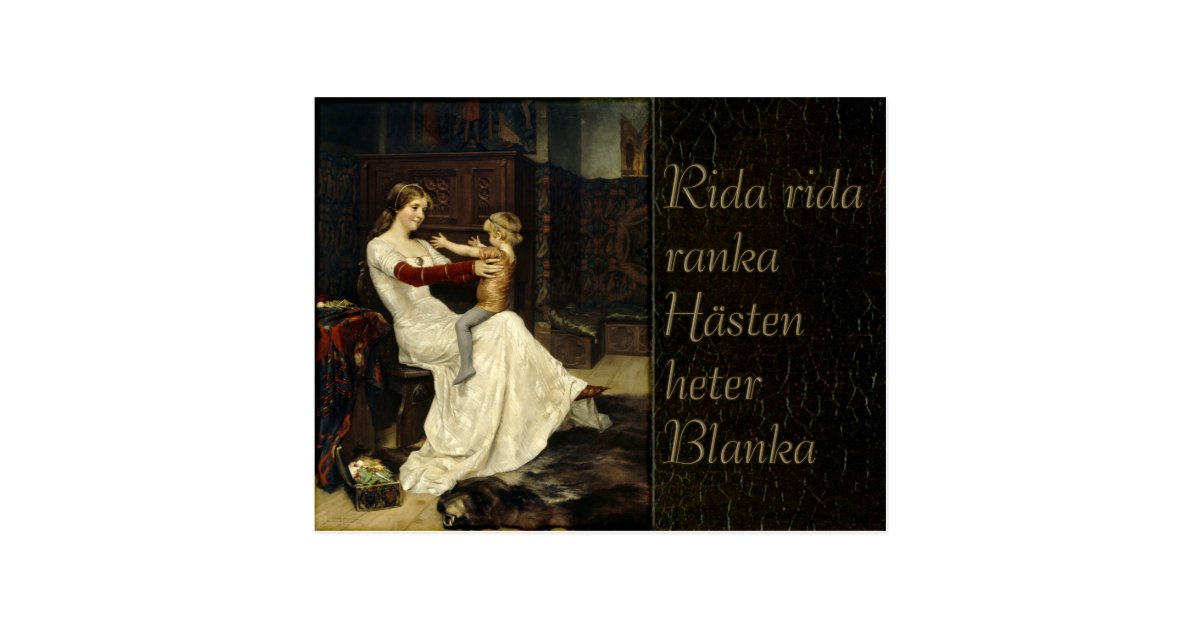 Rida rida ranka CC0292 Edelfelt Postcard | Zazzle.com
