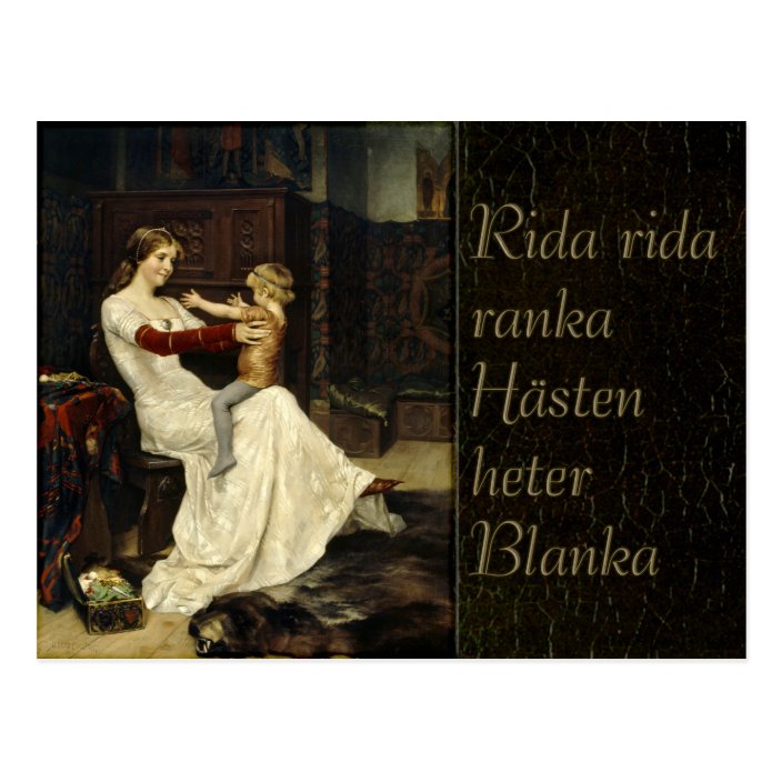 Rida rida ranka CC0292 Edelfelt Postcard | Zazzle.com