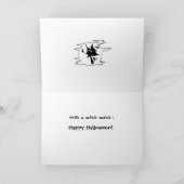 Riddle Halloween Witch Card | Zazzle