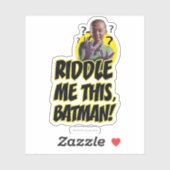 Riddle Me This Batman Sticker | Zazzle