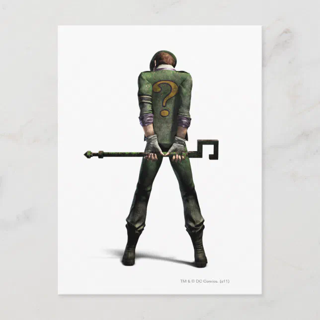 Riddler Color Postcard | Zazzle