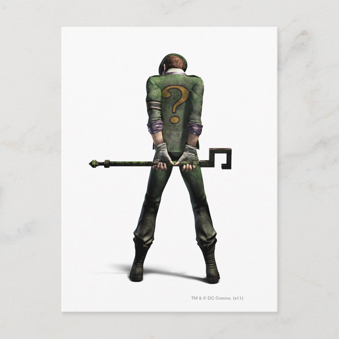 Riddler Color Postcard | Zazzle
