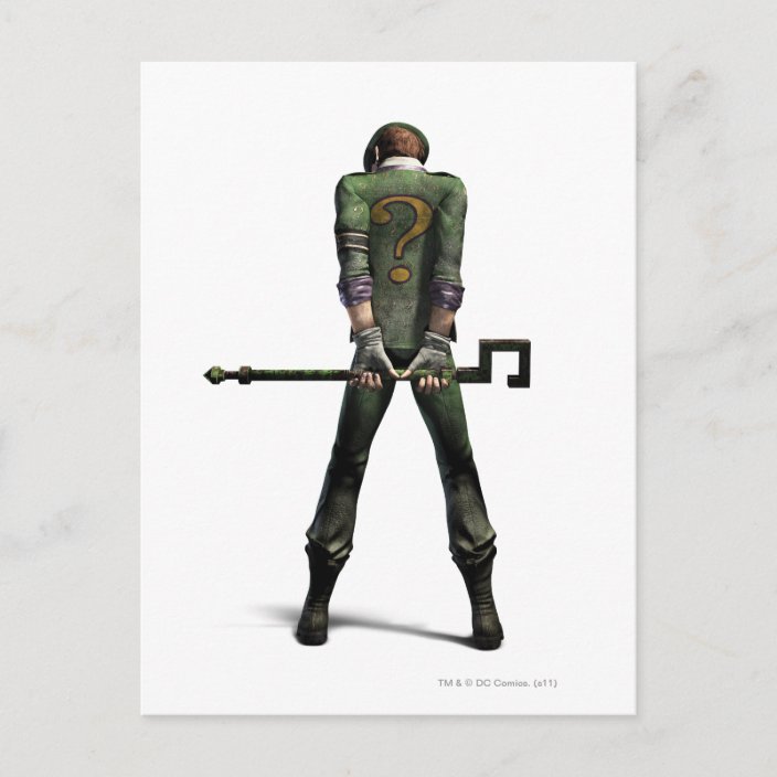 Riddler Color Postcard | Zazzle