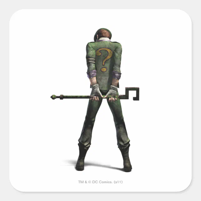 Riddler Color Square Sticker | Zazzle