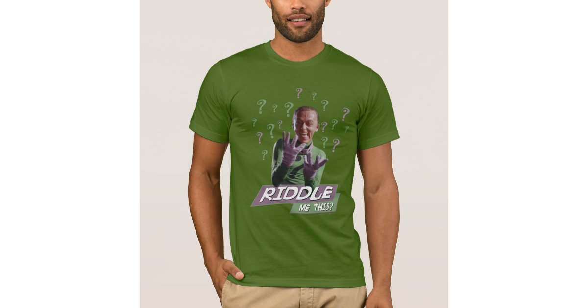 Riddler - Riddle Me This T-Shirt | Zazzle