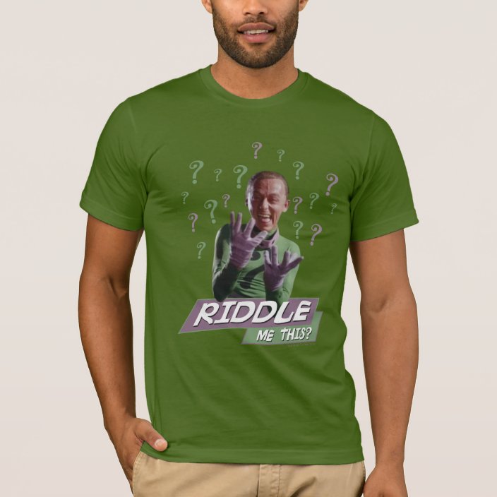 Riddler - Riddle Me This T-Shirt | Zazzle.com