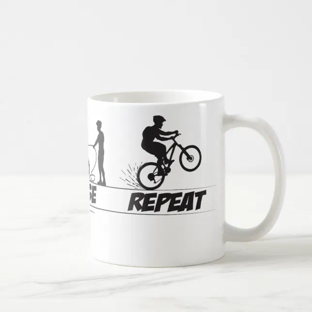 Ride Rinse Repeat Mug | Zazzle