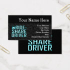 Custom Ride Sharing Uber Driver (New Uber Logo) Business Card | Zazzle.com