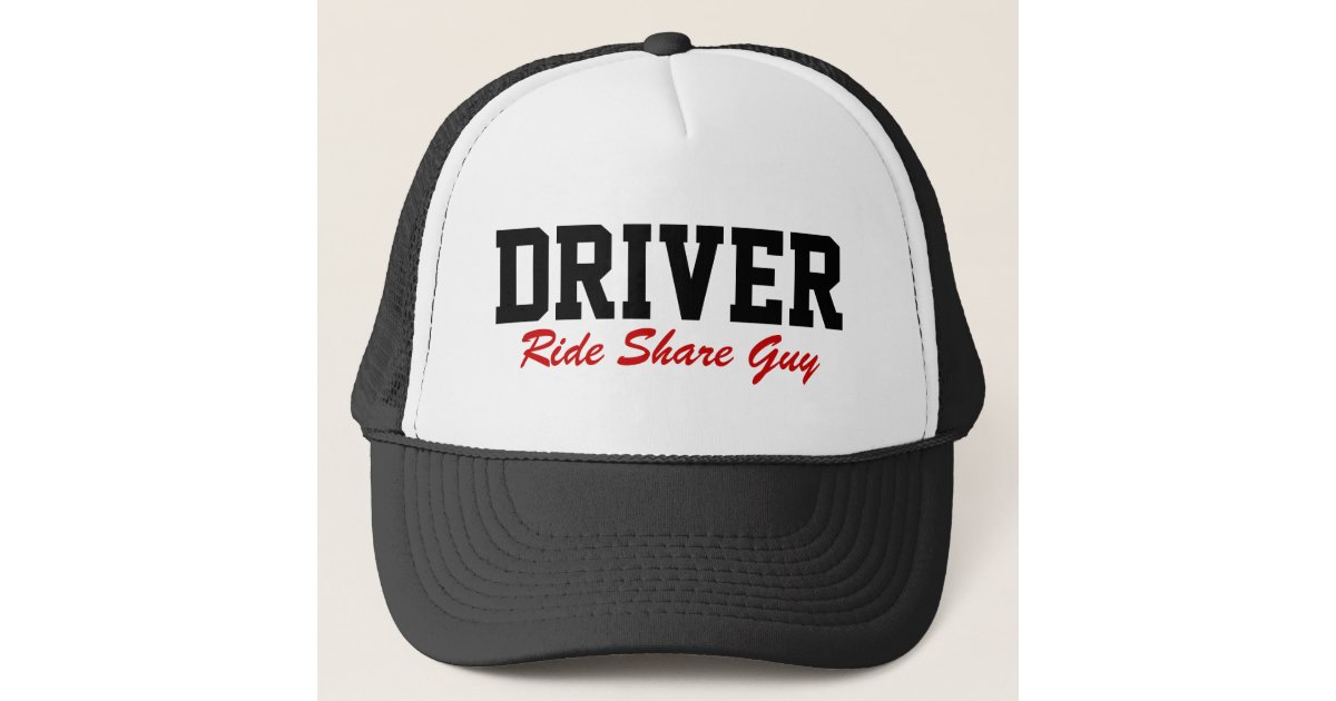 Ride Share Guy Driver Driving Hat | Zazzle