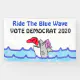 Ride the Blue Wave 2020 Election Vote Democrat Banner | Zazzle