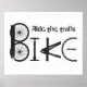 "Ride the Trails" Bike Word from Parts Poster | Zazzle