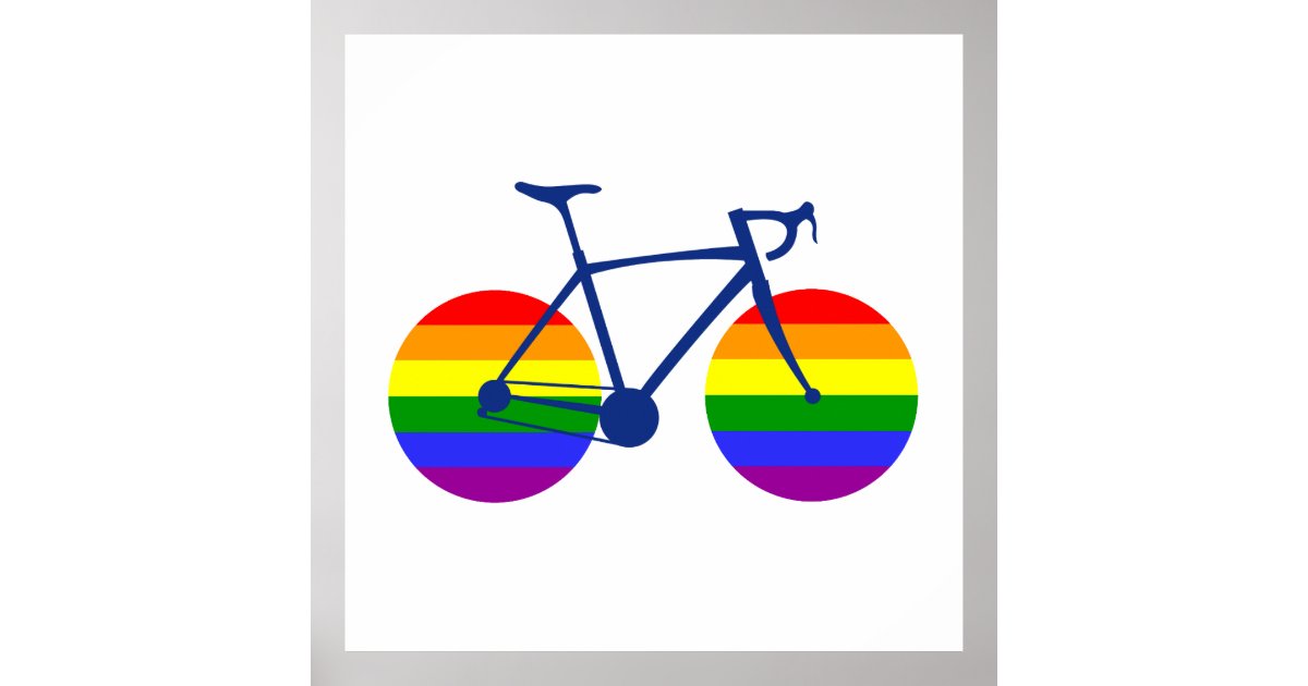 Ride With Pride Bike Poster | Zazzle