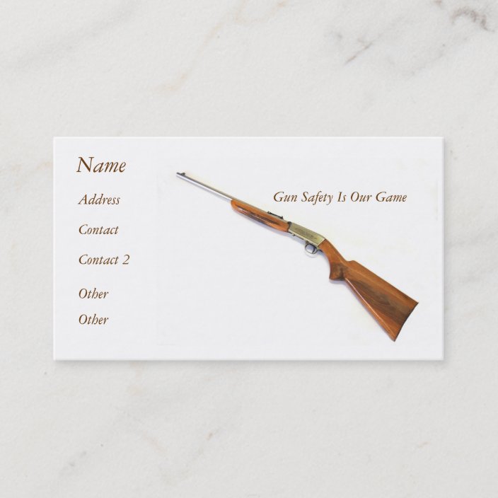 Rifle Business Card | Zazzle.com