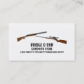 Rifle & Shotgun, Gunsmith, Gunstore Business Card | Zazzle