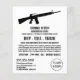 Rifle Silhouette, Gunsmith, Gunstore Advertising Flyer | Zazzle