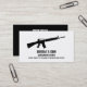 Rifle Silhouette, Gunsmith, Gunstore Business Card | Zazzle