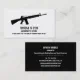 Rifle Silhouette, Gunsmith, Gunstore Business Card | Zazzle