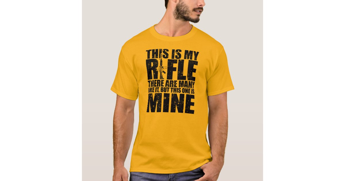 Rifleman's Creed - This Is My Rifle T-Shirt | Zazzle