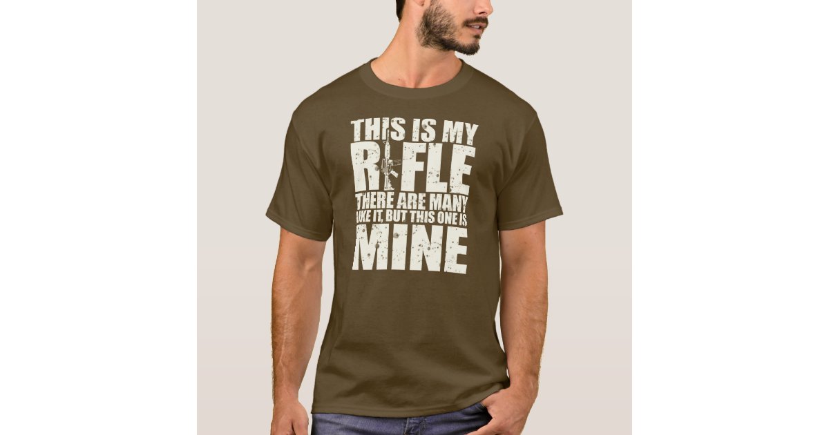 Rifleman's Creed - This Is My Rifles - Cream T-Shirt | Zazzle