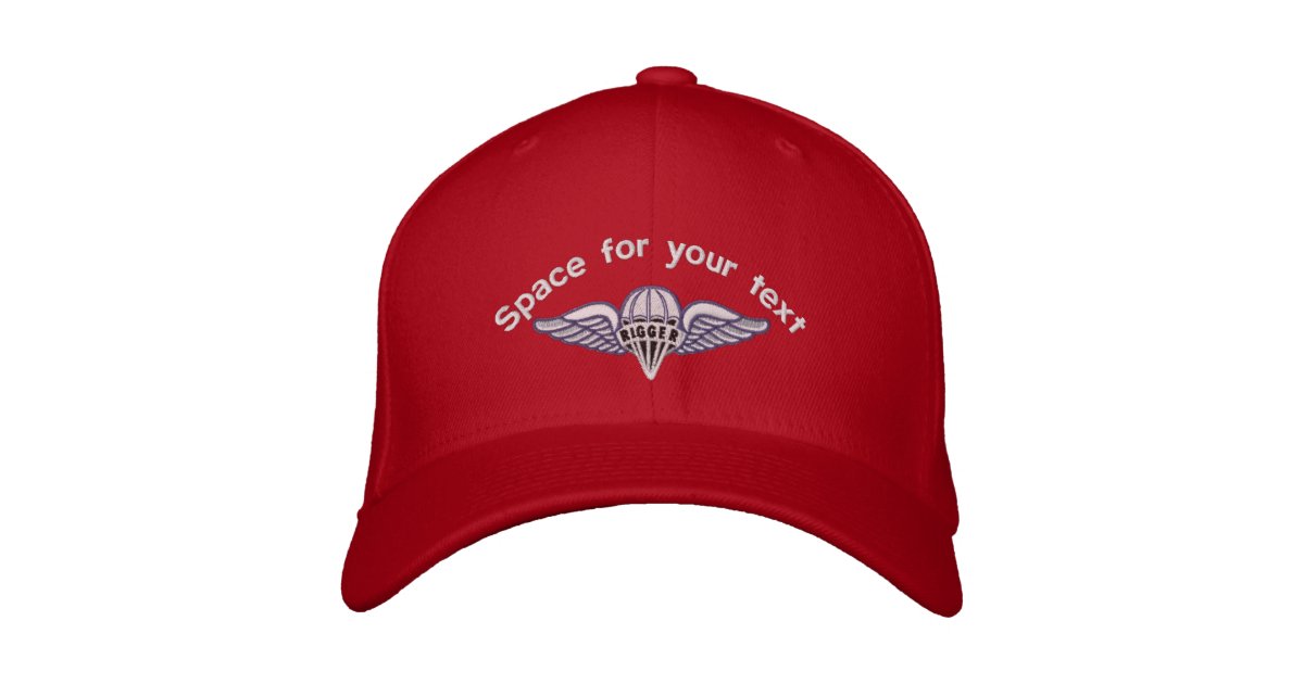 Rigger Embroidered Baseball Hat | Zazzle