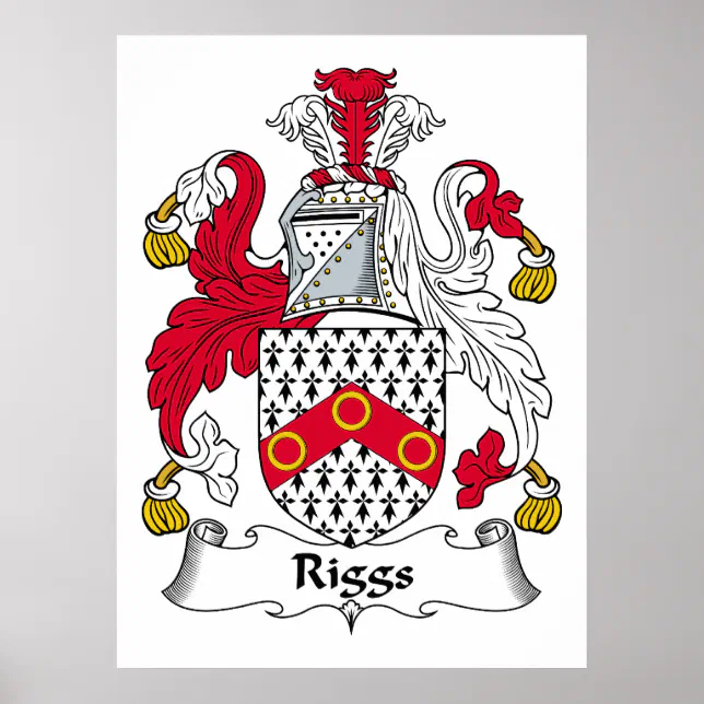 Riggs Family Crest Poster | Zazzle