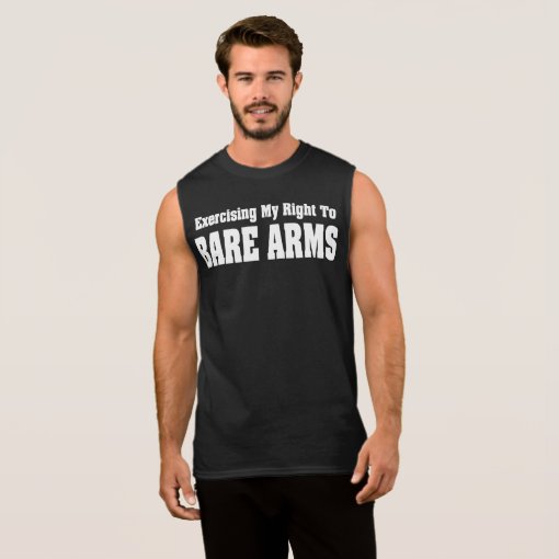 Right To Bare Arms Tank Top T-shirt | Zazzle