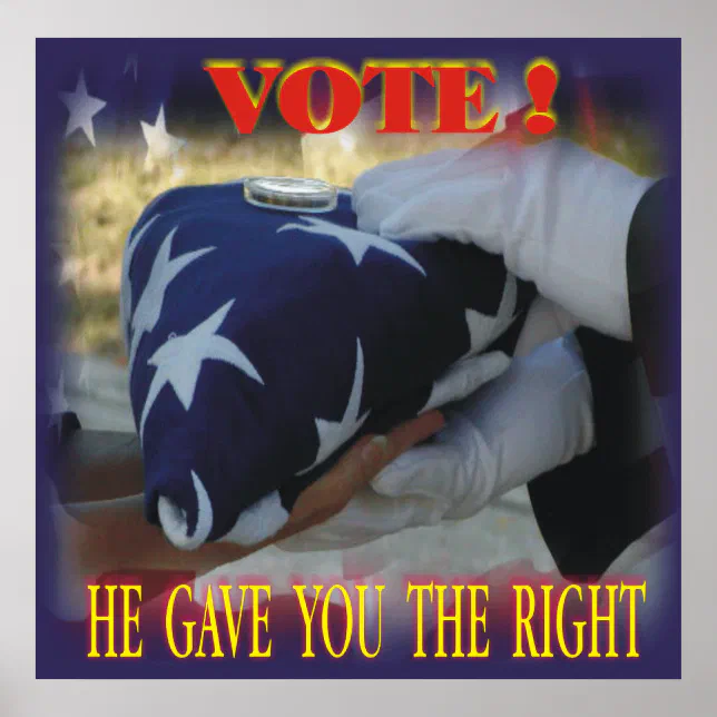 Right to Vote Poster | Zazzle
