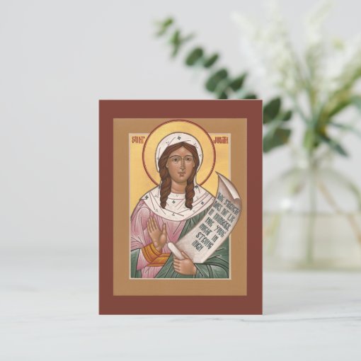 Righteous Judith Prayer Card | Zazzle