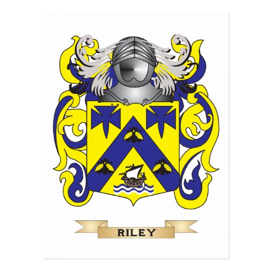 Riley Coat of Arms (Family Crest) Postcard | Zazzle.com