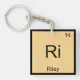Riley Name Chemistry Element Periodic Table Keychain | Zazzle