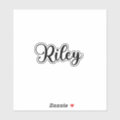 Riley Name - Handwritten Calligraphy Sticker | Zazzle