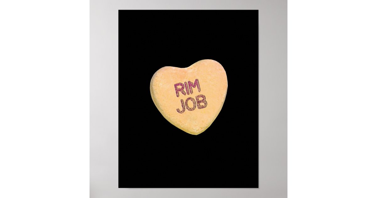 RIM JOB CANDY -.png Poster | Zazzle