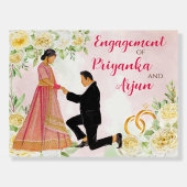 Ring Ceremony Welcome Signs & Roka Ceremony sign | Zazzle