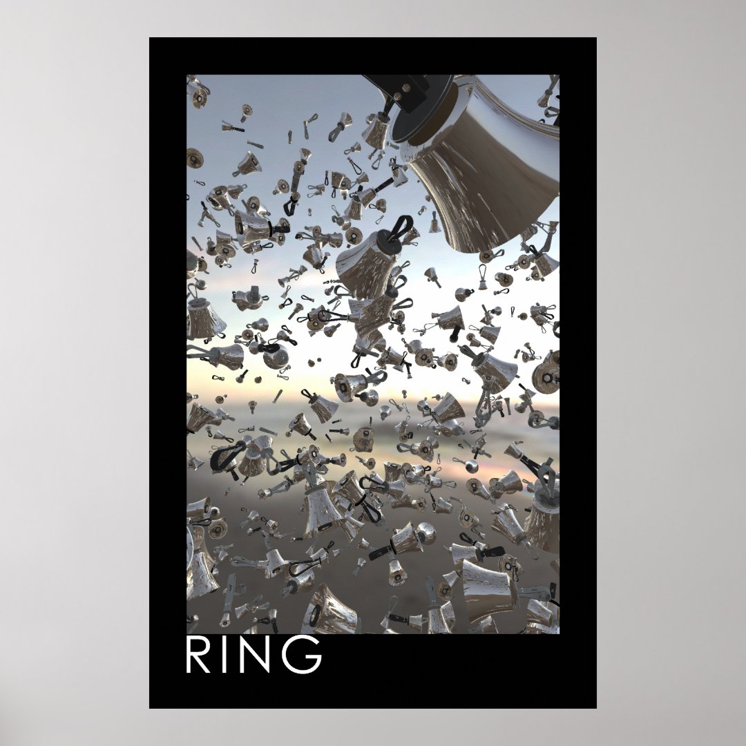 "Ring" Handbell Poster | Zazzle