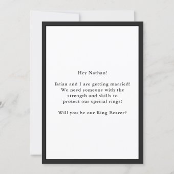 Ring Security Invitation | Zazzle