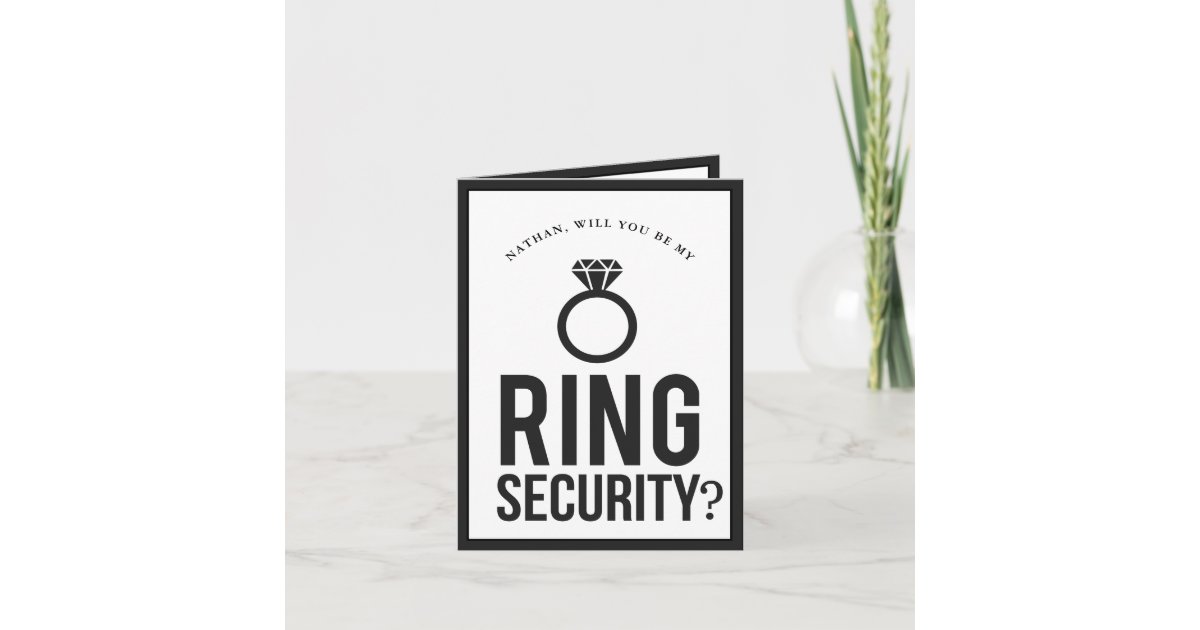 Ring Security Invitation | Zazzle