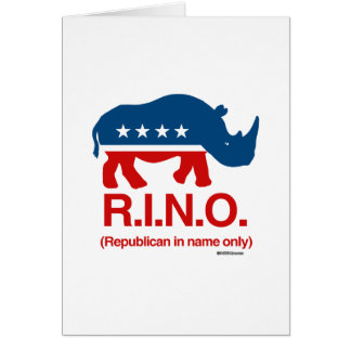 Rino Republican Cards | Zazzle
