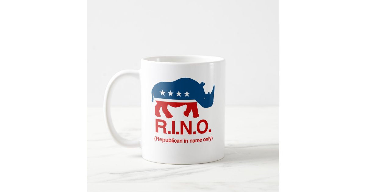 RINO - Republican in name only.png Coffee Mug | Zazzle