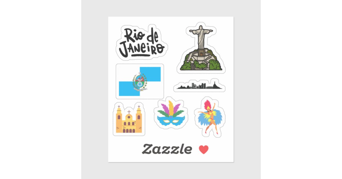 Rio de Janeiro Stickers | Zazzle