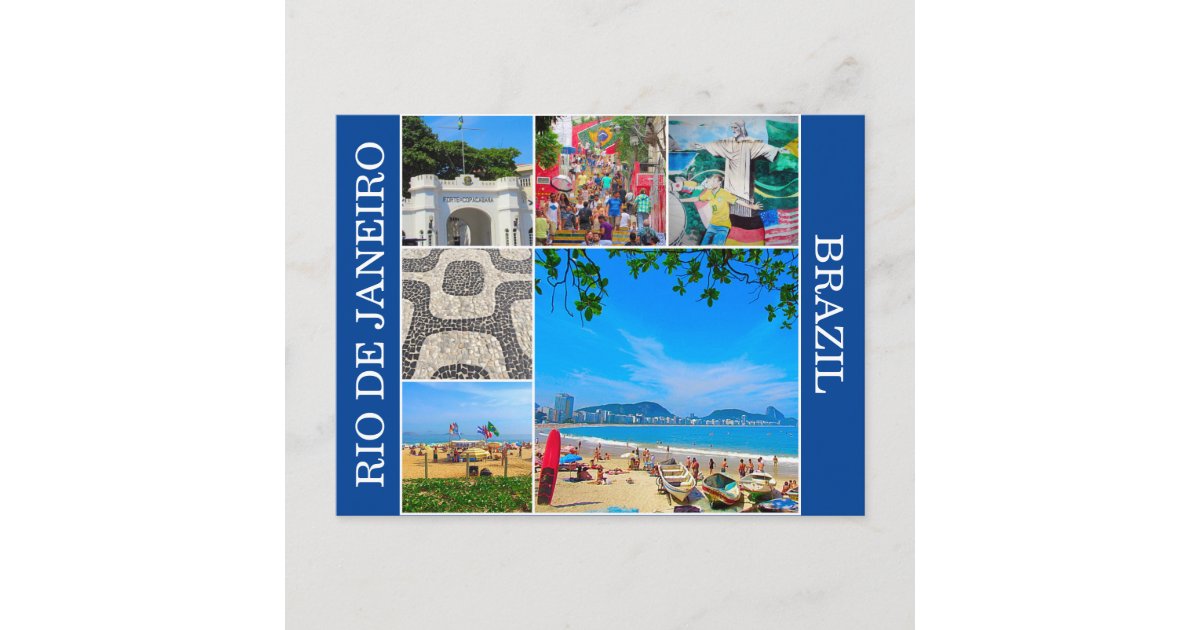 rio scenes postcard | Zazzle