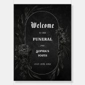 RIP 20s 30th Birthday Party Funeral Welcome Sign | Zazzle