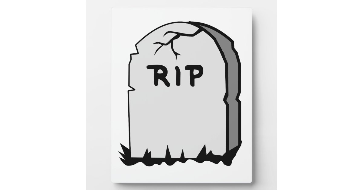 Rip Head stone Plaque | Zazzle